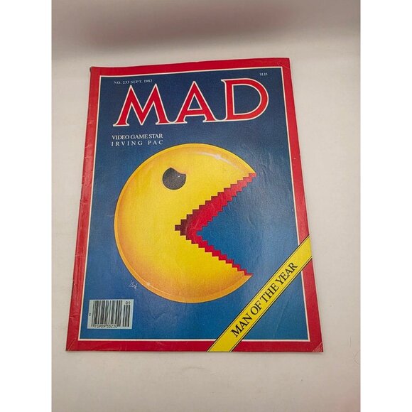 Other | Mad Magazine Sept 1982 233 Pacman Man Of The Year Reagan Spy Vs ...